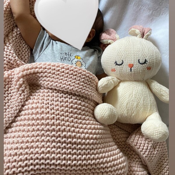 Personalized Muslin Bunny Lovey, Christian Baby Gift, Baptism Gift ...