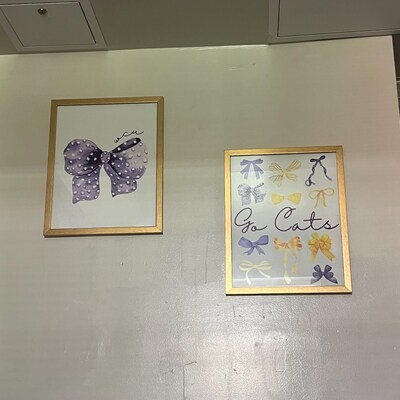 Custom College Art Wall Print College Wall Decor Door Room Decor Door ...