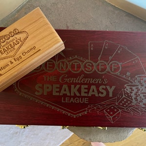Personalized Poker Gift Set, Custom Engraved Poker Game Box, W/poker ...