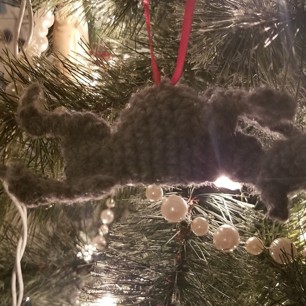 Mini Greyhound Crocheted Doll Stuffed Animal, Roaching Greyhound Toy ...