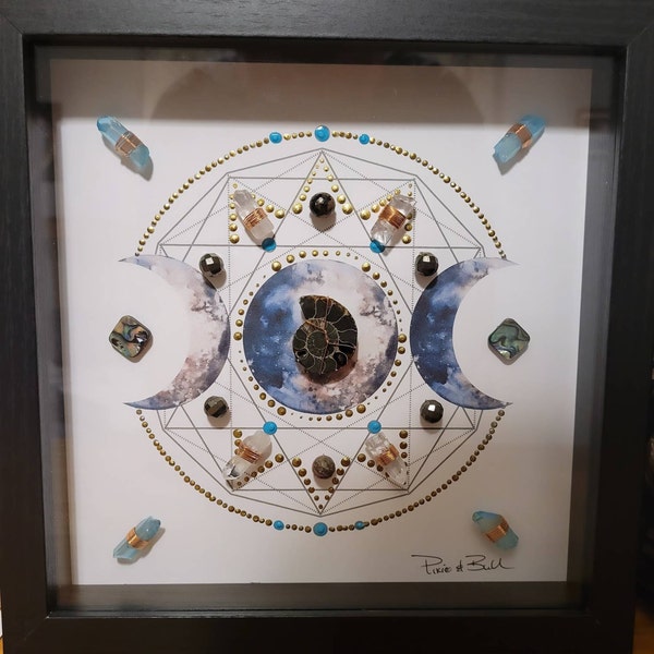 Crystal Art, Sacred Geometry Art, Mandala Art, Energy Infused Art ...