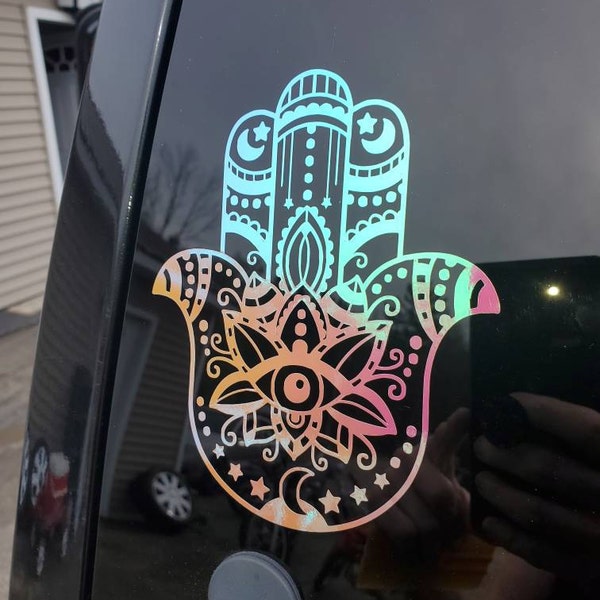 Hamsa Vinyl Decal | Hamsa Car Decal | Hamsa Decal | Hamsa Sticker ...