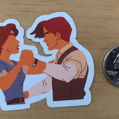 Anastasia & Dimitri Vinyl Sticker Version 2 - Etsy