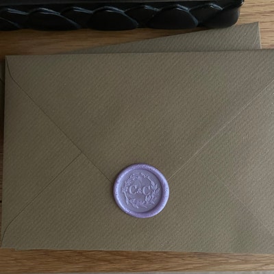 Custom Wax Seal Logo Stickers,40 Logo Series Designs,handmade Self ...