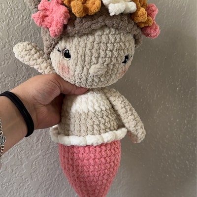 The Original Merbabies Amigurumi Pattern, Crochet Merbaby Plushie ...
