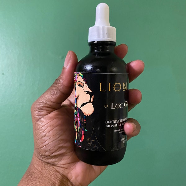 Lion Locs Growth Oil & Scalp Relaxer | Light Styling Moisturizer for ...