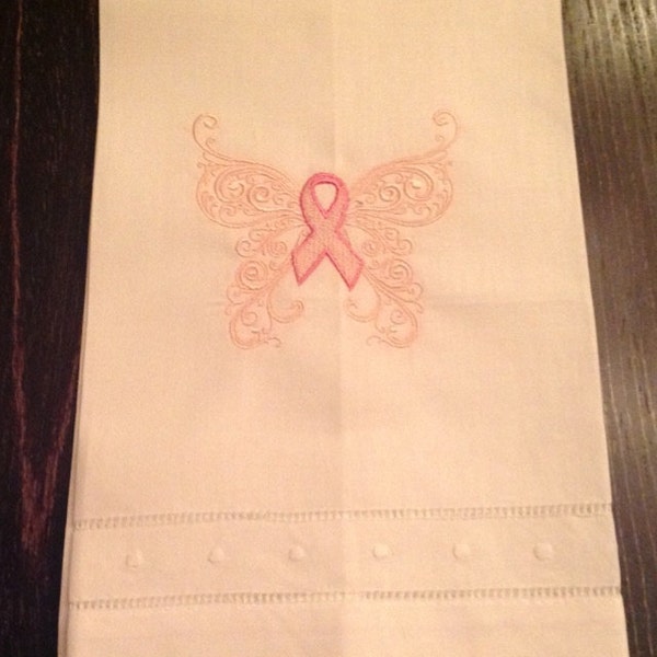 Survivor Breast Cancer Butterfly With Wings Machine Filled Embroidery ...