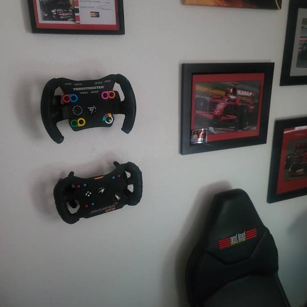 Thrustmaster Racing Wheel Wall Mount | Quick Release Wheel Holder | Sim ...