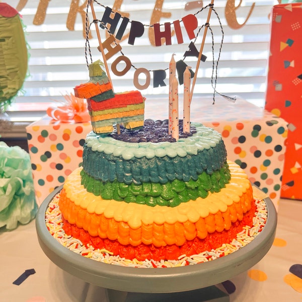 Fiesta Cake Topper | Custom Pinata Cake Topper | First Fiesta Birthday ...