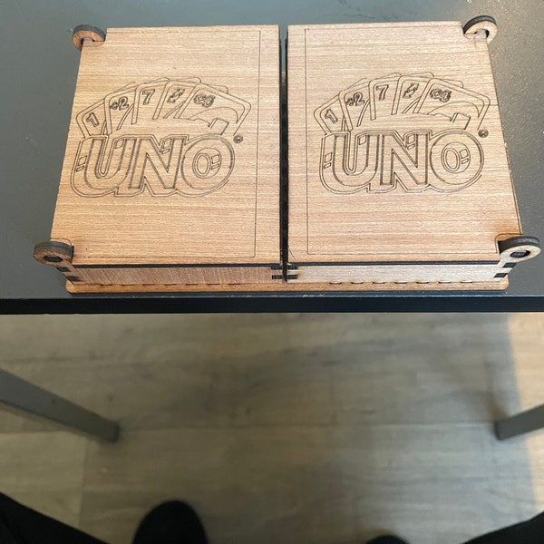 Wooden Playing Card Box / Laser Cut Box With Lid / Laser Vector Files ...