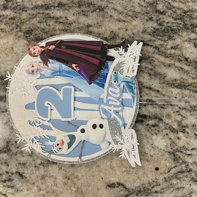 Frozen 2 Themed Cake Topper - Etsy