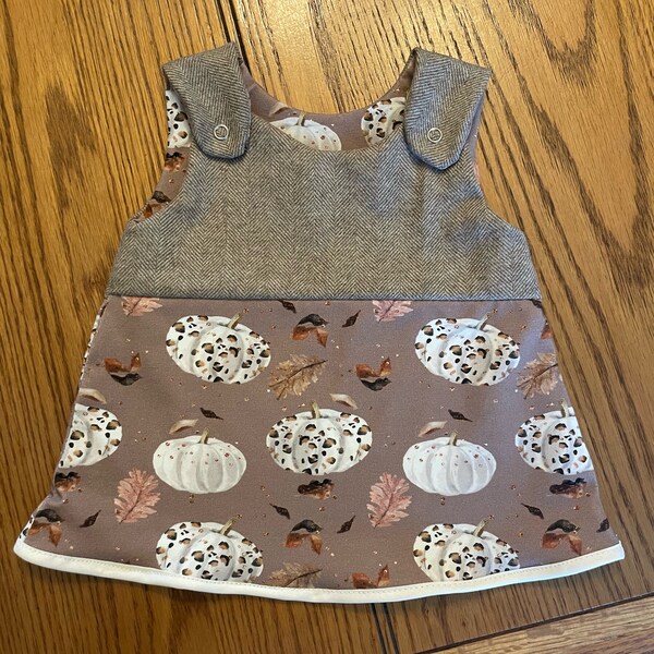 Size 0-24 Months/reversible A Line Dress Pattern/ Toddler Dress Pattern ...