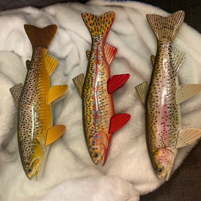 Realistic Brown Trout Replica - Etsy