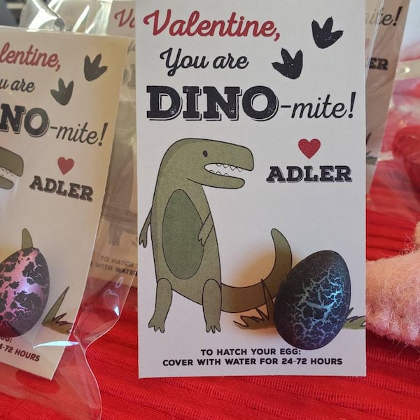 Dinosaur Valentine Card PRINTABLE Dinomite Dinosaur Valentines for Boys ...
