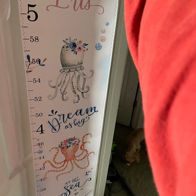 Wolf Growth Chart Woodland Growth Chart Canvas Growth Chart - Etsy