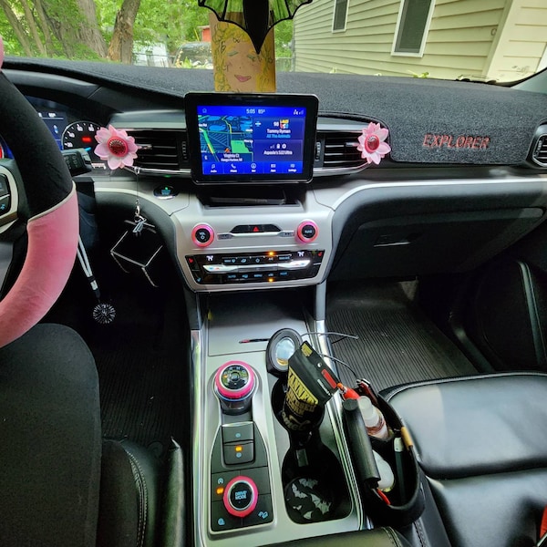 Knob Cover Set for Ford Explorer 2020 - 2024 Interior Accessories Knob ...