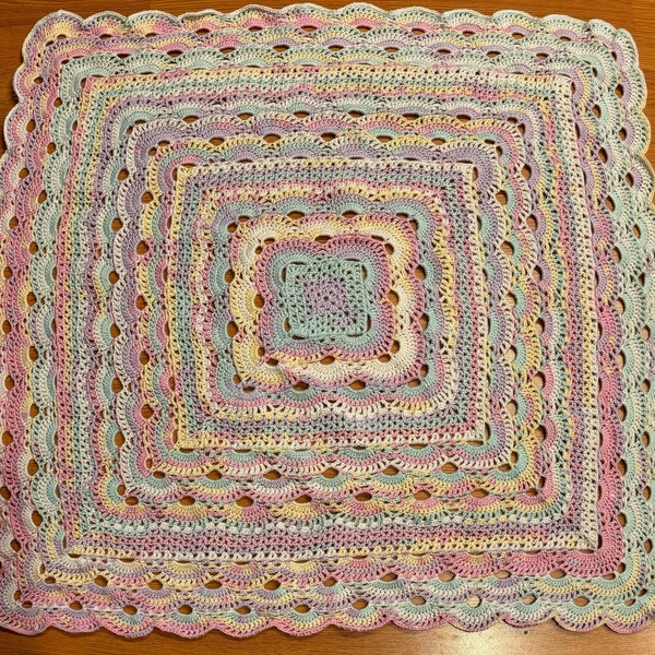 Victoria's German Shells Crochet Blanket Pattern ENGLISH (PDF Download ...