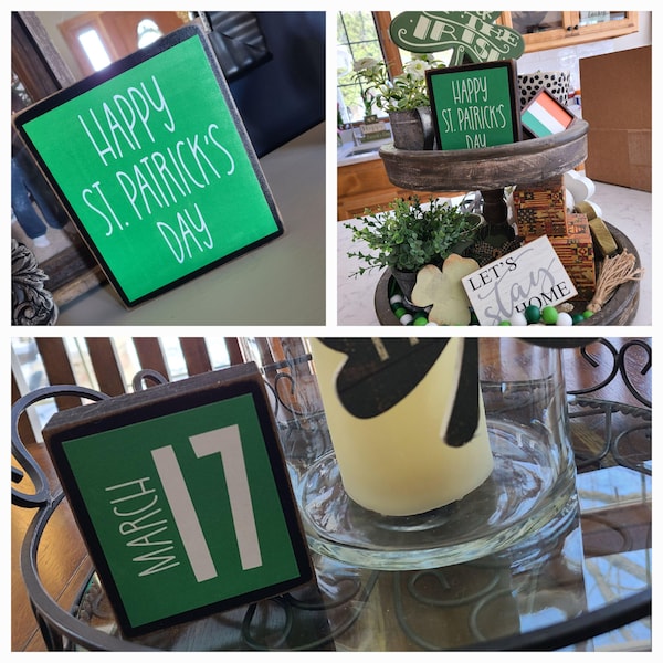 HAPPY BIRTHDAY Wood Block Sign / Kid's Birthday Party Home Decor ...