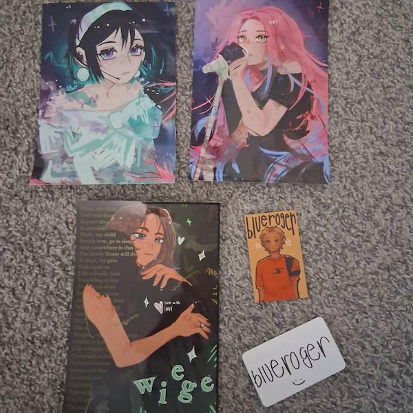 Alien Stage / ALNST Inspired Mini Prints V2 (ft. Mizi) - Etsy