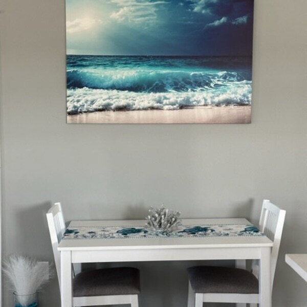 Ocean Beach Canvas Prints Sea Landscape Nautical Photo Coastal Canvas ...