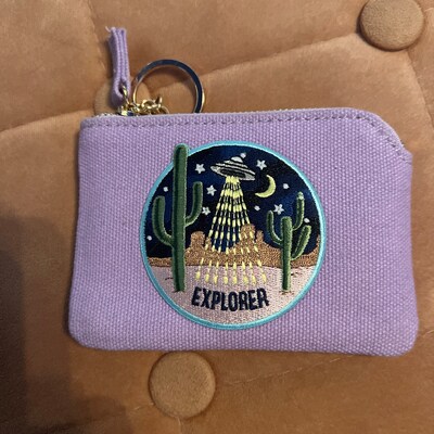 Keychain Wallet Cute Wallet Custom Personalized W/choice of Embroidered ...