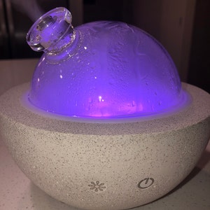 Essential Oil Diffuser White & Wood Grain Diffuser | Etsy