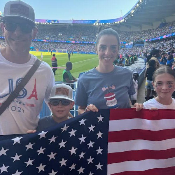 USA Eiffel Tower T-shirt USA 2024 T-shirt Paris, France Tee Support ...