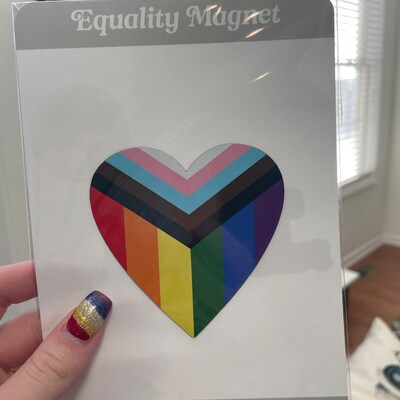 Progressive Pride Flag Magnet Auto Magnet Car Magnet Daniel - Etsy