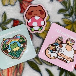 Frog Pond Potion Enamel Pin Kawaii Magic Lily Pad Lapel Pin | Etsy