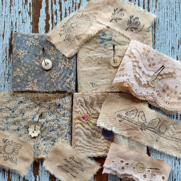 HOMESTEAD COUNTY RED Slow Stitch Mindful Sewing Vintage Fabrics Vintage ...