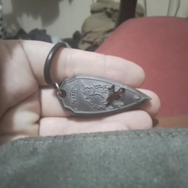 FFXIV Haurchefant Greystone Shield Pendant Keychain- Shadowbringers ...