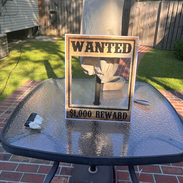Wanted Poster - Western, Cowboy, Rodeo Birthday Party Theme - Photo ...