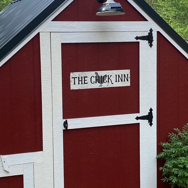 Chicken Coop Sign - the Chick Inn - Backyard Chicken - Chicken Coop ...