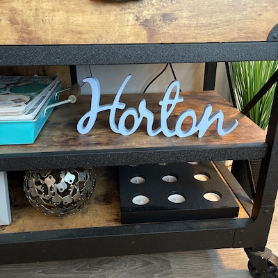 Personalized Wood Sign, Custom Wooden Signs, 3D Wood Sign, Word Cut ...