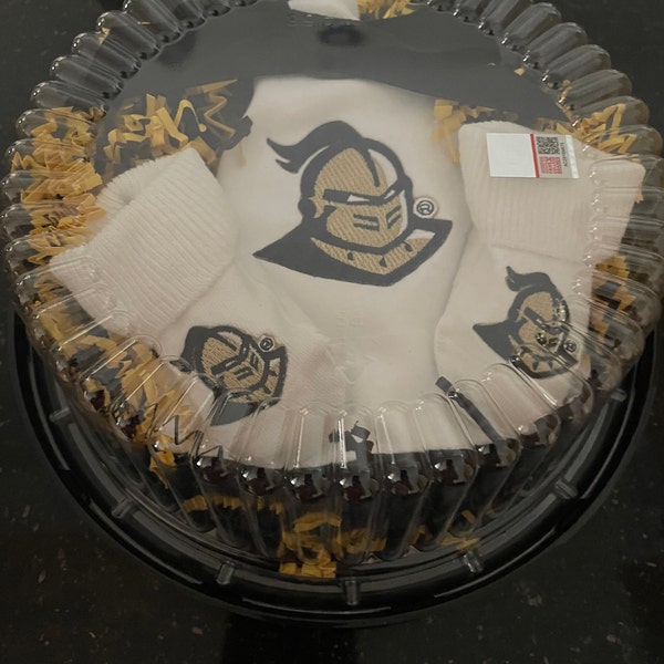 UCF Central Florida Knights Piece of Cake Baby Gift Set - Etsy