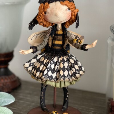 Magic Bug With Wings Forest Creature Fairy Figurine Fine - Etsy