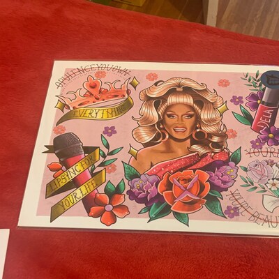 Rupaul Drag Race Flash Art Print - Etsy