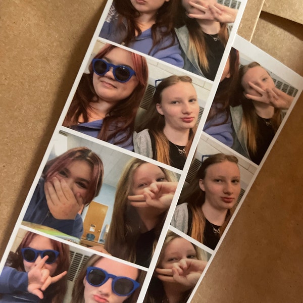 Photo Booth Physical Prints - Photo Booth Pictures - Photo Strip Prints ...