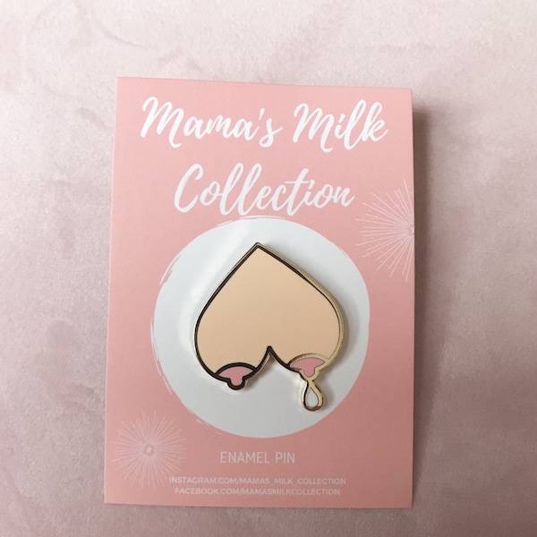 Lactivist Glitter Hard Enamel Pin - Etsy UK