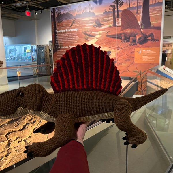 PATTERN | Dimetrodon Crochet Plush | Prehistoric Dinosaur Crochet ...