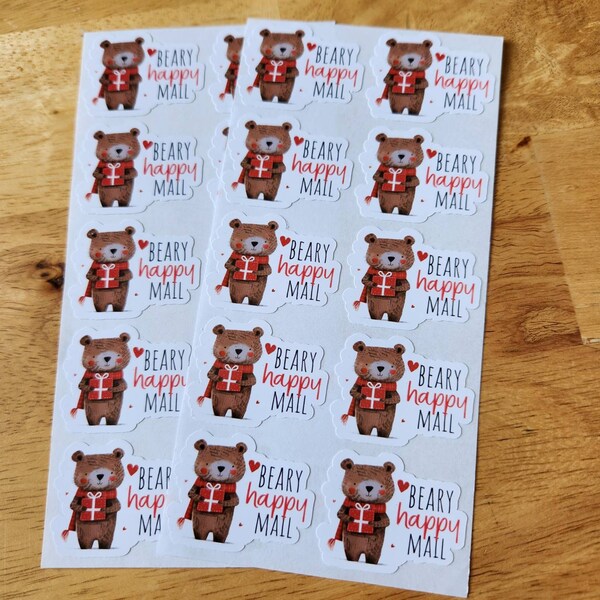 Happy Birthday Stickers, Birthday Cake Cupcake Stickers, Happy Mail ...