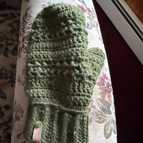 Crochet Mittens Pattern for Men, DIGITAL PDF DOWNLOAD, Wanderlust ...