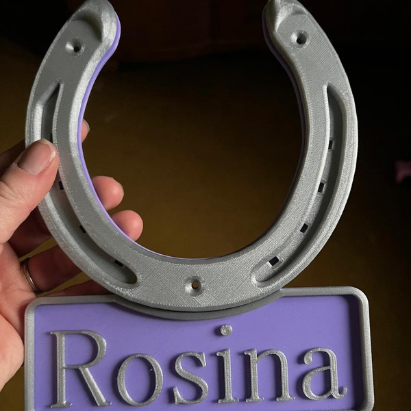 Stable Door Name Plate - 16 Colours & 5 Size Options - Etsy UK