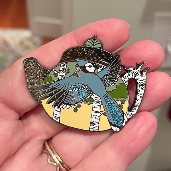 Celestial Teapot and Teacup Enamel Pins - Etsy