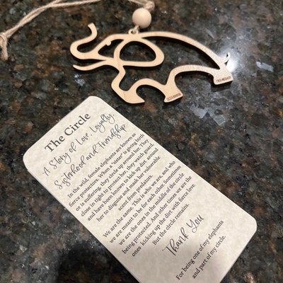 The Circle A Story of Love and Loyalty Elephant Ornament Gift ...
