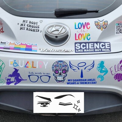 Register to Vote QR Code 3x4 Removable Bumper Sticker FREE Shipping ...