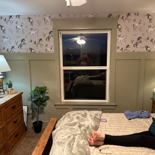 Southern Magnolia Flower Wallpaper. Removable Peel and Stick, Pre ...