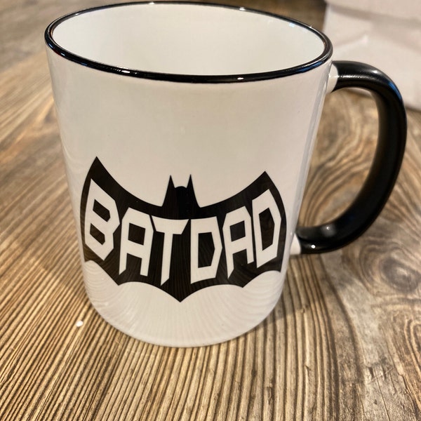 Batdad, Batdad Mug, Batdad Coffee Mug, Dad Coffee Mug, Mug for Dad ...