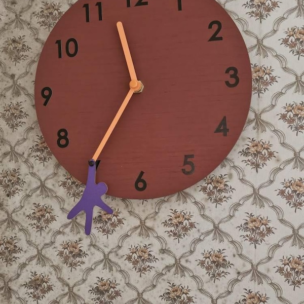 Bluntly Modern Design Solid Iroko Wood - Grandfather Pendulum - Wall ...