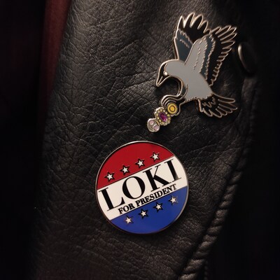 Crocodile Loki Enamel Pin Badge. - Etsy
